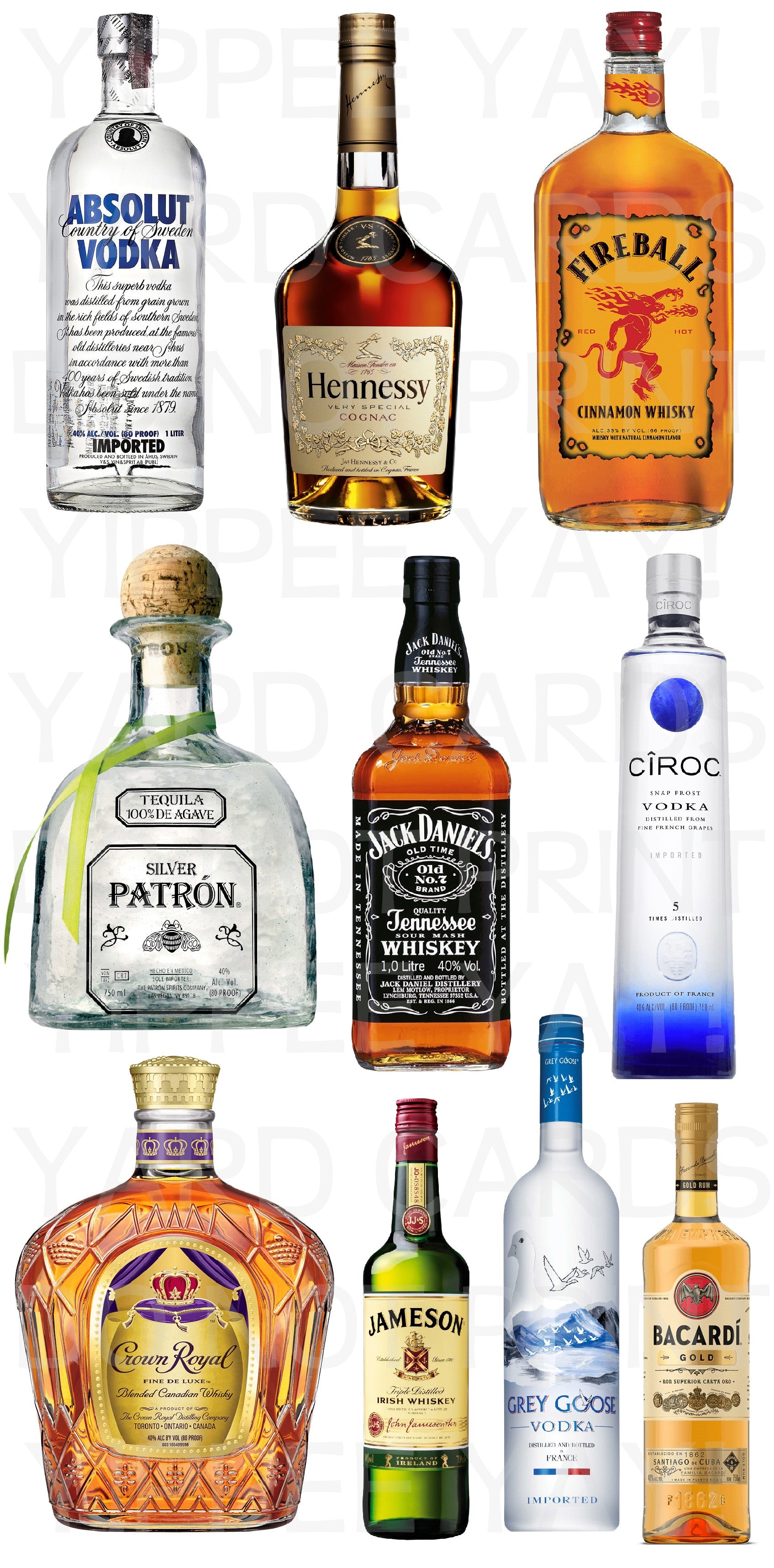 Liqueur Bottles