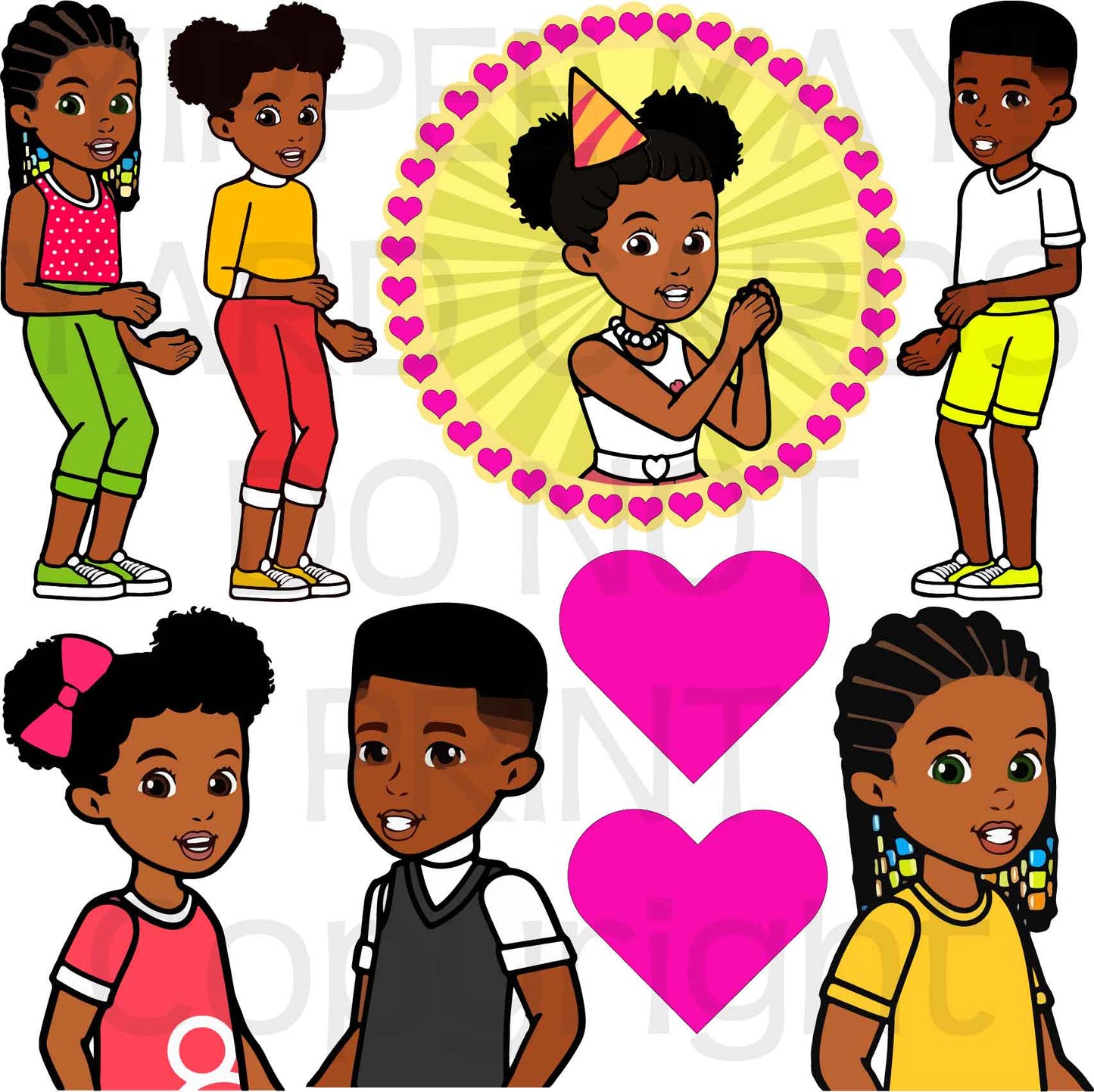 Gracie's Corner Set 2 Half Sheet Misc. (Must Purchase 2 Half sheets - – Yippee Yay! Yard Cards