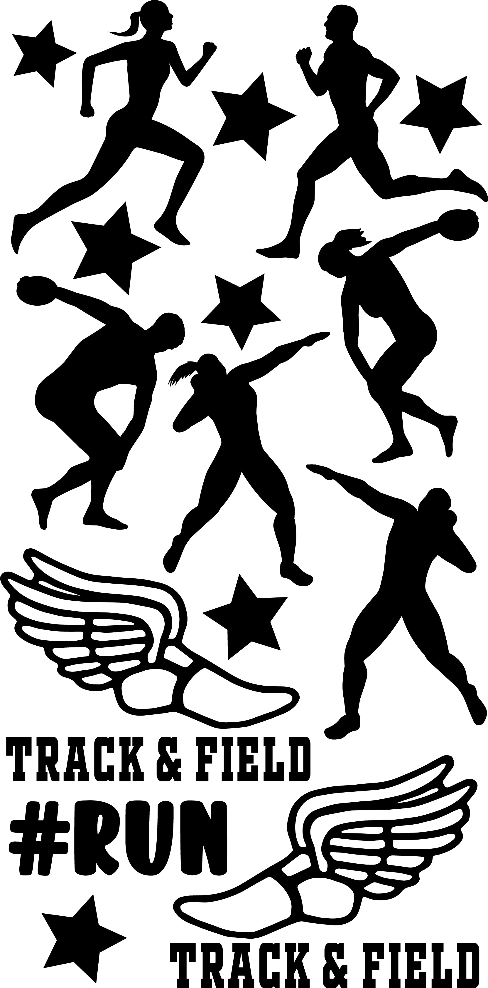 Track And Field Drawings