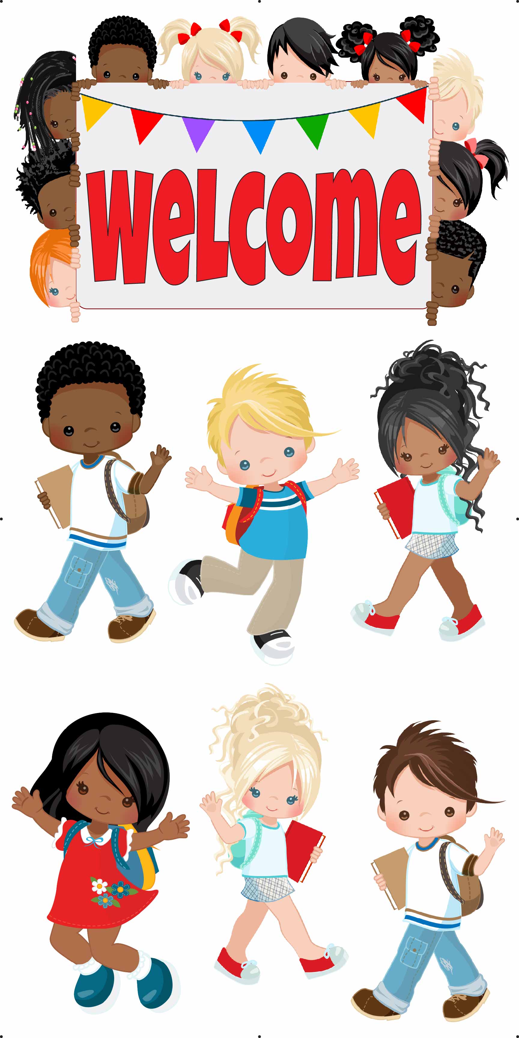 Kids Welcome Clipart